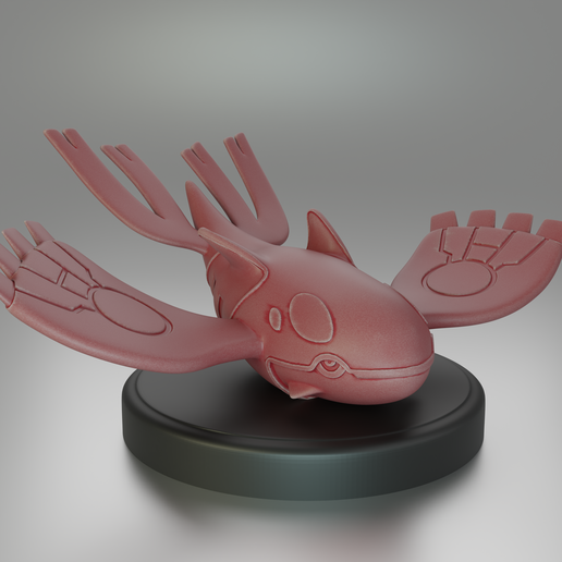 🐉 382- Kyogre Pokemon Figure・ STL File for 3D printing・Cults