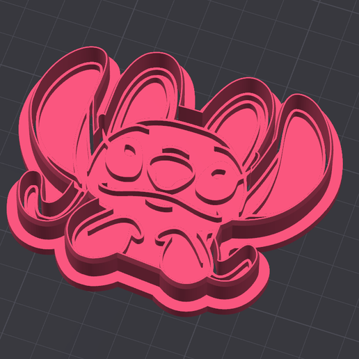 👼 Angel from Lilo and Stitch Cookie Cutter + Stamp・ STL File for 3D ...