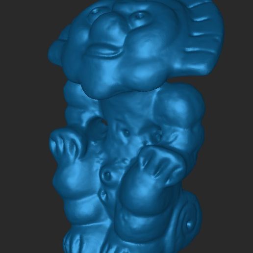 ☀️ Sun God (scan)・Free STL File for 3D printing・Cults