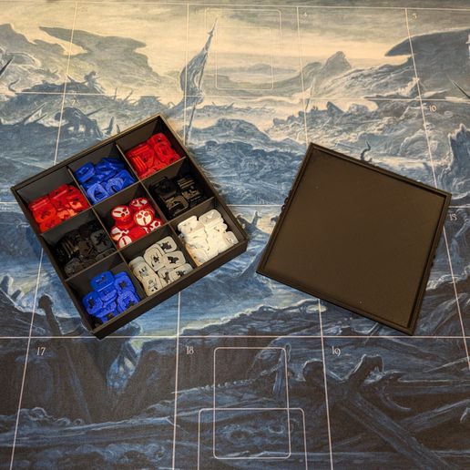 Free STL file Simple Storage Box for Tokens, Dice, etc. 📦 ・3D printable ...
