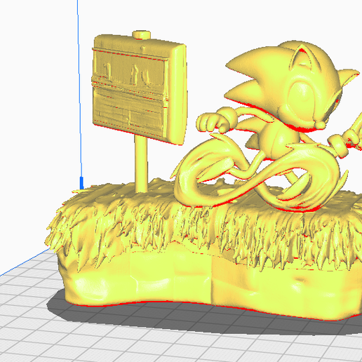 STL file CLASSIC SONIC META 🌆 ・3D printing model to download・Cults