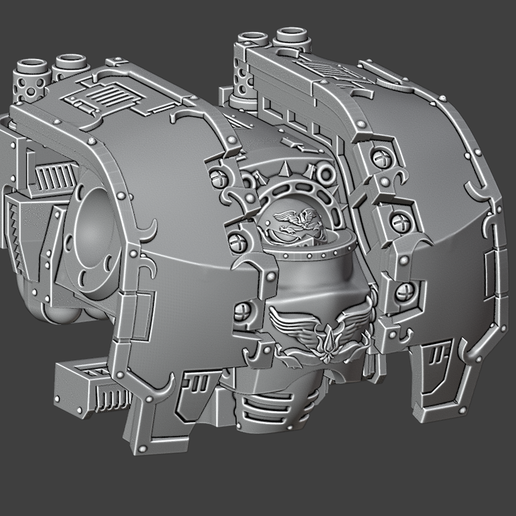 🛰 Space Warriors: Blody Angel Golem Body・ 3D File for 3D printing・Cults