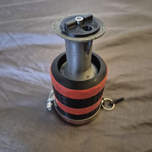 3D printed Airsoft spring loaded impact grenade • made with Elegoo ...