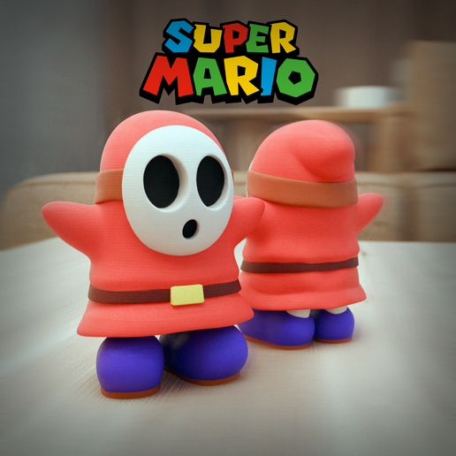 🧸 BOO GUY MARIO・ STL File for 3D printing・Cults