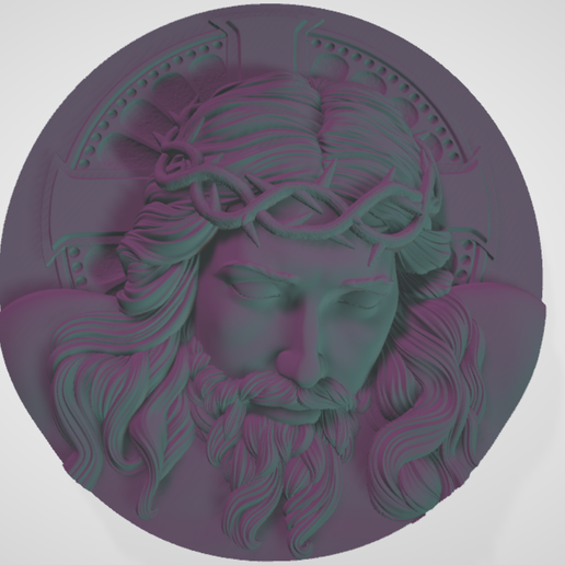 ️ Icon of Jesus Christ – STL 3D Model for CNC and 3D Printing・ STL File ...