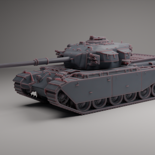 STL file Centurion MK10 MBT 🪖 ・3D printer model to download・Cults