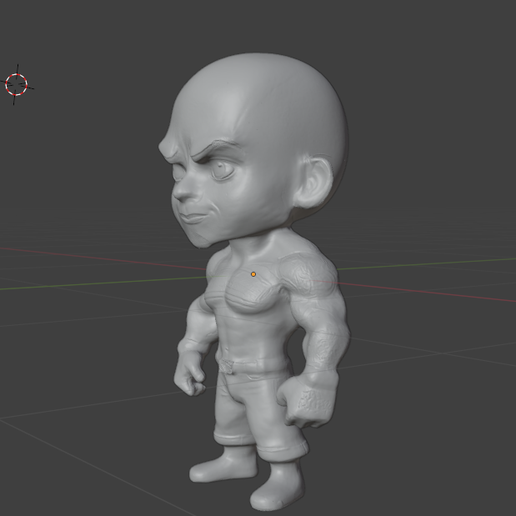 Archivo STL Chibi Dwayne ‘The Rock’ Johnson 3D Model – Iconic Pose, 3D ...