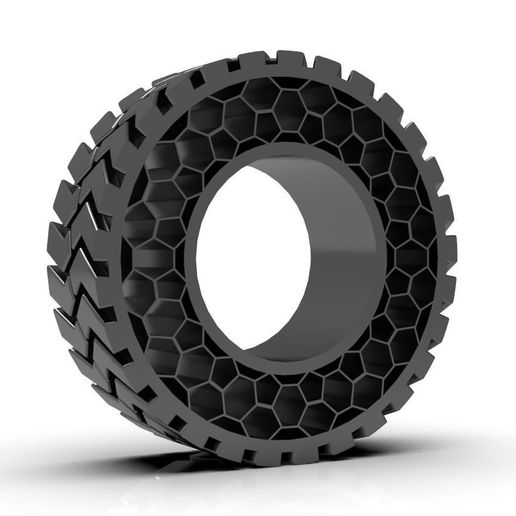🎨 Non pneumatic tyre - airless tyre 3D print model・ STL File for ・Cults
