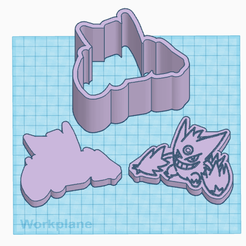 3D file Pokemon: Alolan Muk 3 Piece Bath Bomb Mold・3D printer model to download・Cults