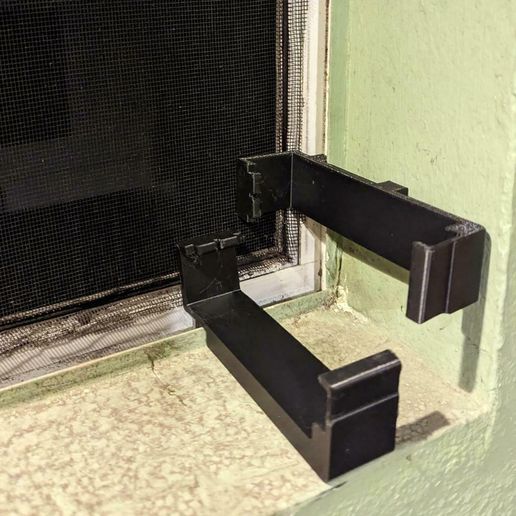📦 Box fan sliding window attachment・Free 3D File for ・Cults