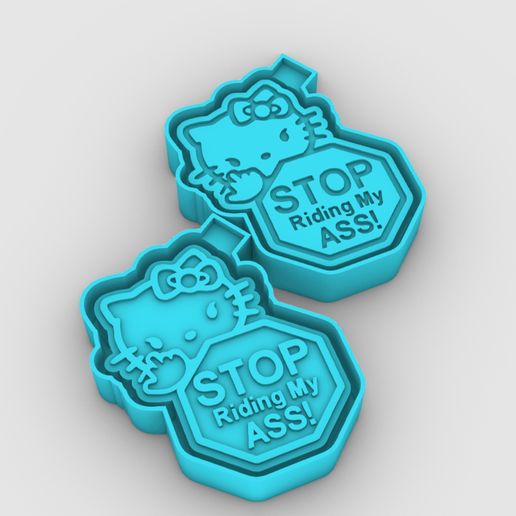 👋 hello kitty stop riding my ass - freshie mold - silicone mold box ...
