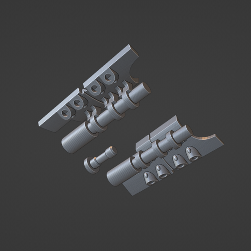🛰 Stabilizers for space elf tank・Free STL File for ・Cults