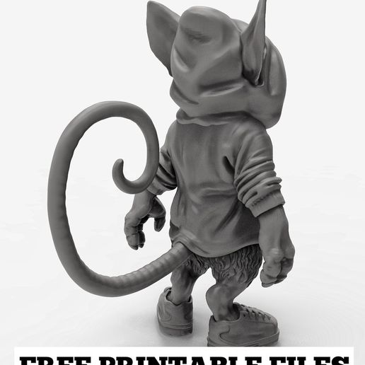 🐁 Mouse・Free STL File for ・Cults