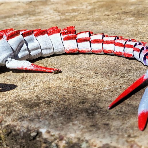 👹 Articulated Reaper Leviathan - Subnautica・ STL File for 3D printing・Cults