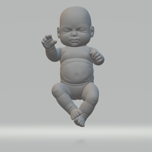 STL file New Born Baby Girl 3D print model 🆕 (OBJ)・3D print design to ...