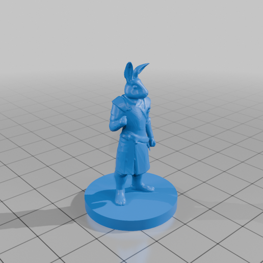 🎲 Rabbitfolk Harengon Collection (DND/TTRPG)・Free STL File for 3D ...