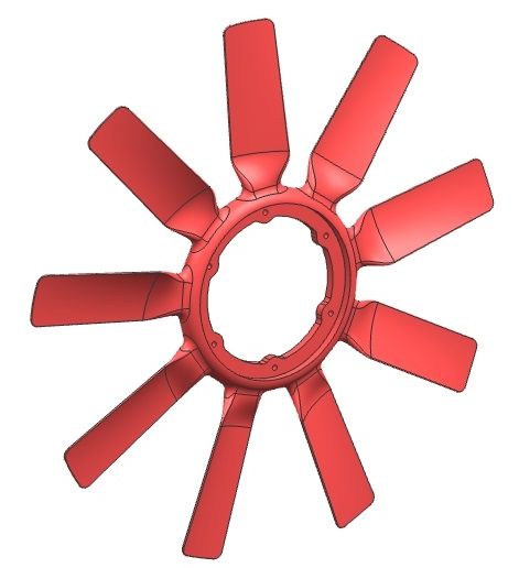 3D file Fan Blade 🔧 ・Design to download and 3D print・Cults