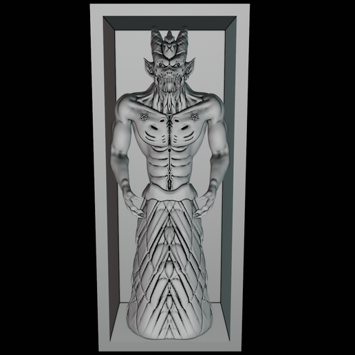 📚 book nook demon Book nook demon bookshelf・ STL File for 3D printing・Cults