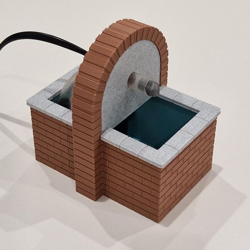 💧 Mini Fountain with Water Pump – Calming 3D Print for Any Space・ STL ...