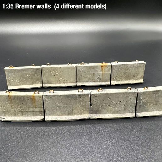 🪖 Set of 4 Bremer Walls - Military Scenery Iraq / Afghanistan / Orient ...