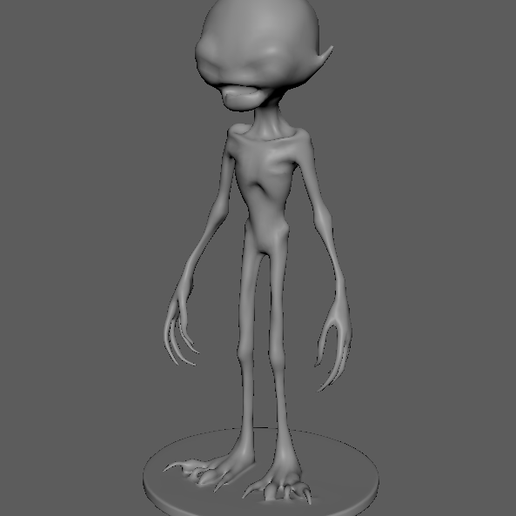 STL file Alien 👽 (OBJ)・3D printing idea to download・Cults