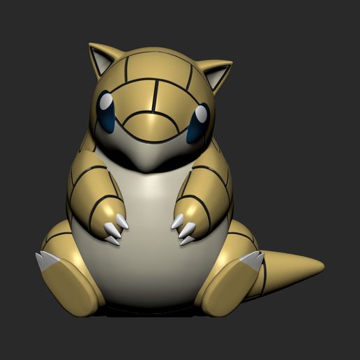 STL file Pokemon - Sandshrew and Sandslash with 2 poses 🐉 ・3D printable ...