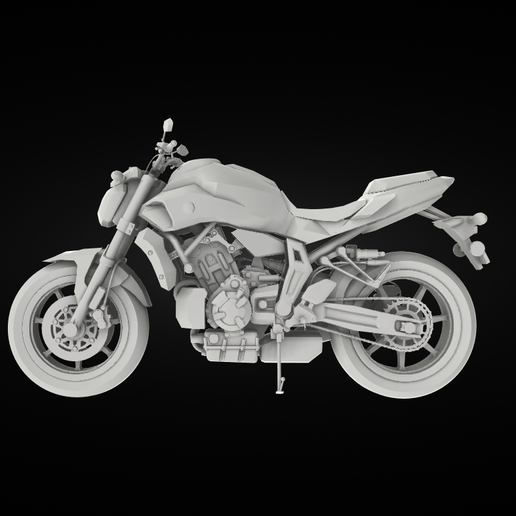 🏍️ Motorcycle・ STL File for ・Cults