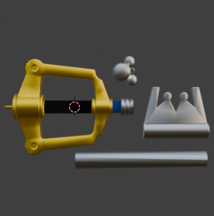 🥰 Kingdom Hearts Sword Key blade・Free OBJ File for 3D printing・Cults