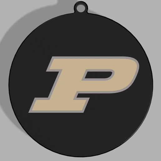 🏛️ Purdue University Logo - Christmas Ornament・ STL File for 3D ...