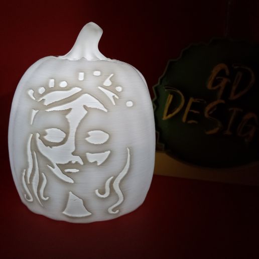 🎃 Corpse Bride, Corpse Bride 3D Halloween Pumpkin Lights・ STL File for ...
