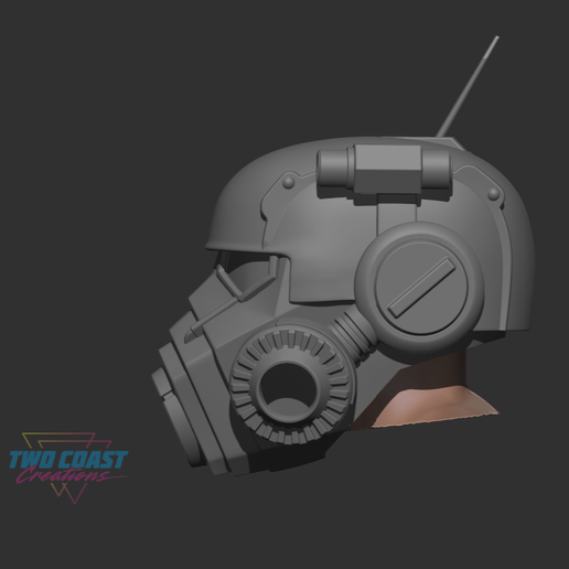 🪖 NCR Power Armor Helmet Fallout・ 3D File for 3D printing・Cults