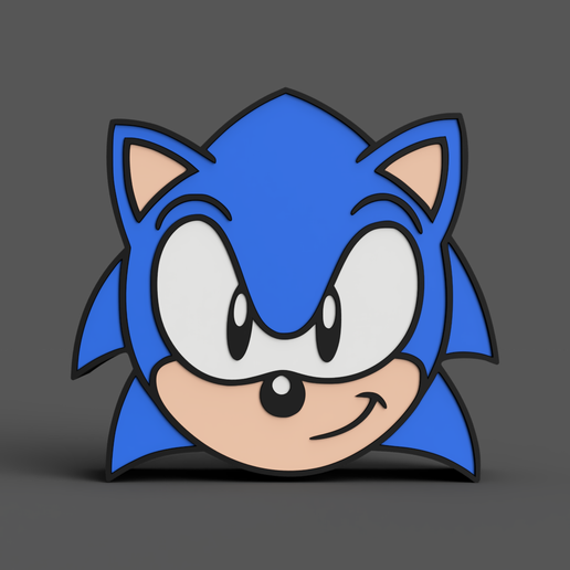 🏦 Sonic Piggy Bank・ STL File for 3D printing・Cults
