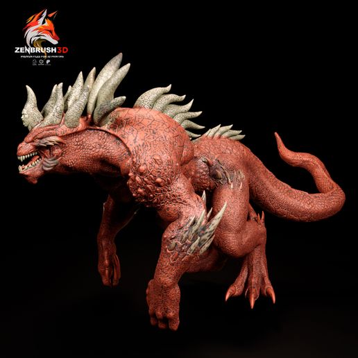 🐻 Fourth beast - Terrible beast Rome・ 3D File for 3D printing・Cults