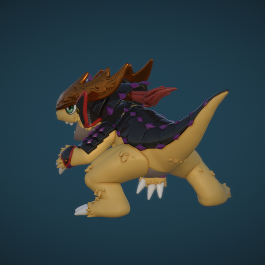 🐉 Digimon Ryudamon・ 3D File for 3D printing・Cults
