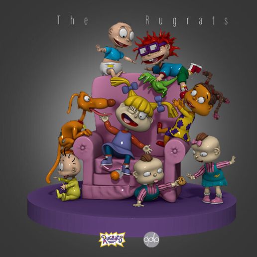 👾 The Rugrats・ STL File for 3D printing・Cults