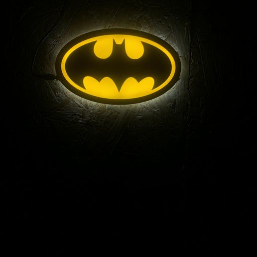 batman 3d wall light