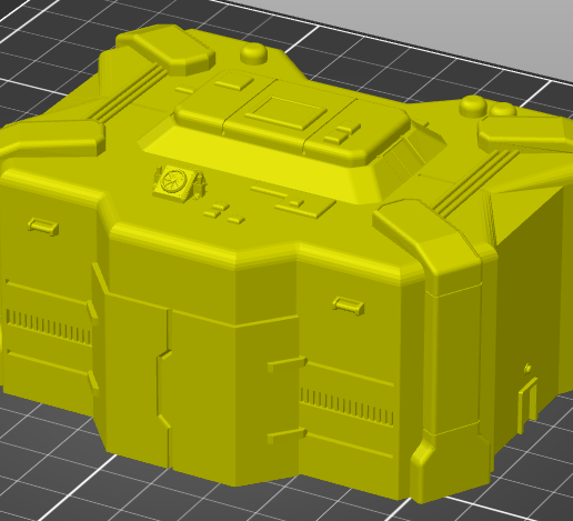 🏗️ SciFi Building - Large Hanger Bay - 6mm・Free STL File for ・Cults