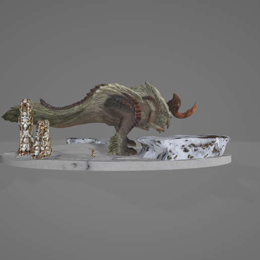 👹 MONSTER HUNTER BANBARO FIGURE・ STL File for 3D printing・Cults