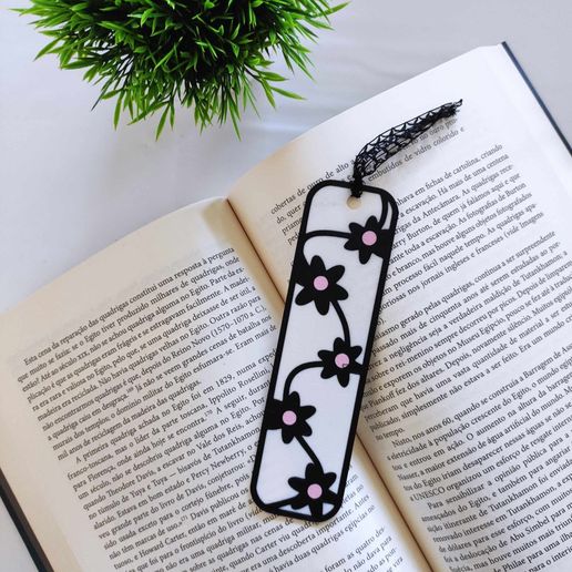 STL file bookmark flowers 🔖 (3MF)・3D print design to download・Cults