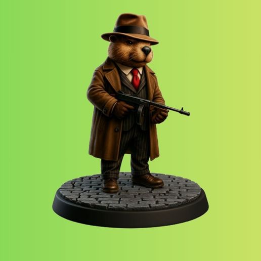 🦫 Bobrito Bandito – Figura 3D estilo Gangster | Modelo STL ...