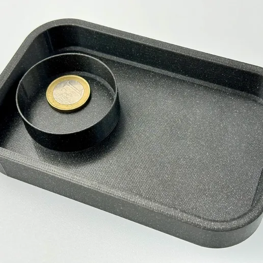 STL file Key Tray with Coin Bowl holder accessoires 🔑 ・3D print design ...