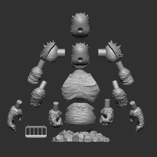 🧸 Marvel Legends Fantastic Four Giganto figure・ STL File for 3D ...