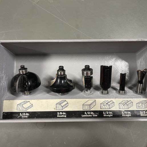 🏢 Gridfinity Router Bit Organizer・Free 3D File for ・Cults