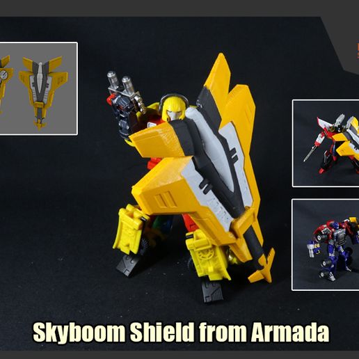 🛡️ Skyboom Shield from Transformers Armada・ 3D File for ・Cults