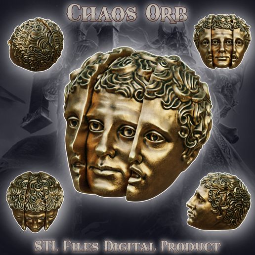💱 Fantasy Chaos Orb Path of Exile・ 3D File for 3D printing・Cults