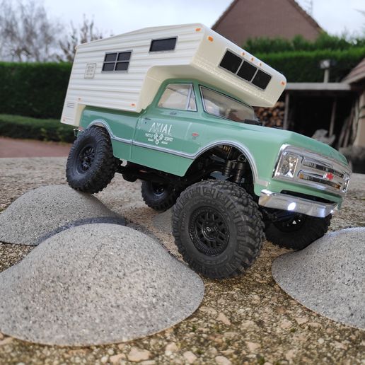 🚙 Axial SCX24 Chevrolet Chevy C10 Camping shell lightweight・ STL File ...