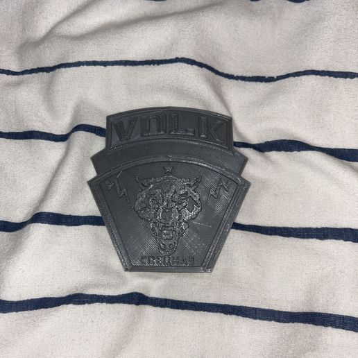 👾 ghosts of tabor Volk patch・ STL File for 3D printing・Cults