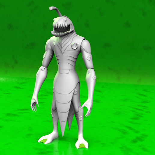 🦸 Ben 10 Classic - Ripjaws 3d Figura de Acción Modelo・Archivo 3D para ...