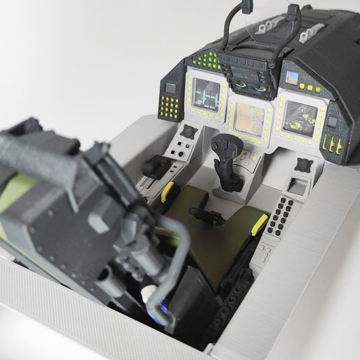👽 Eurofighter Cockpit for Eurosport Jet・ STL File for 3D printing・Cults