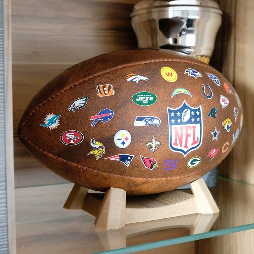 STL file American football stand - flat 🏈 ・3D printable model to ...